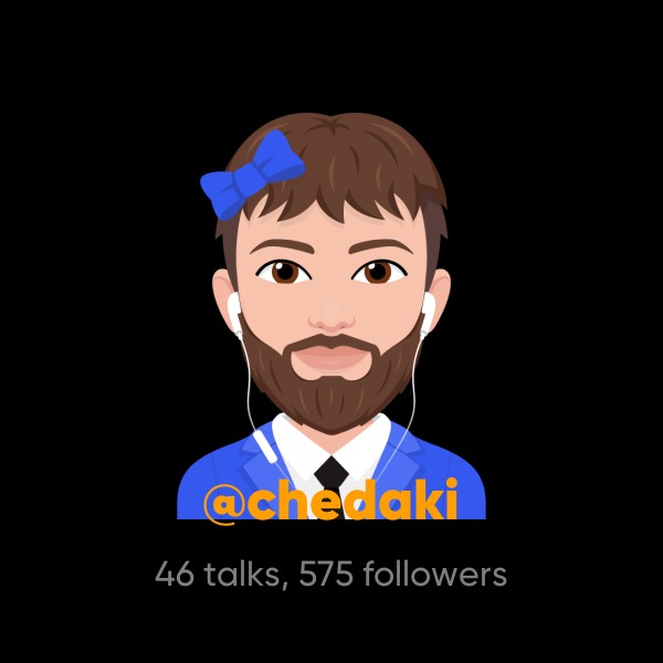 Follow @chedaki on the Stereo App now