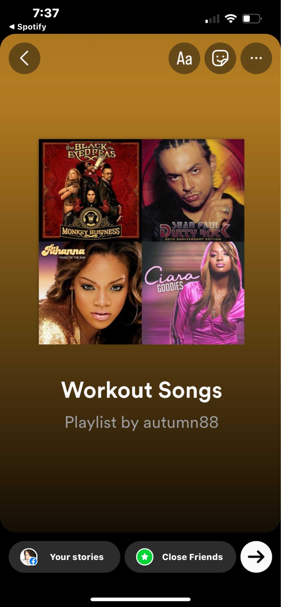 Spotify Workout Playlist